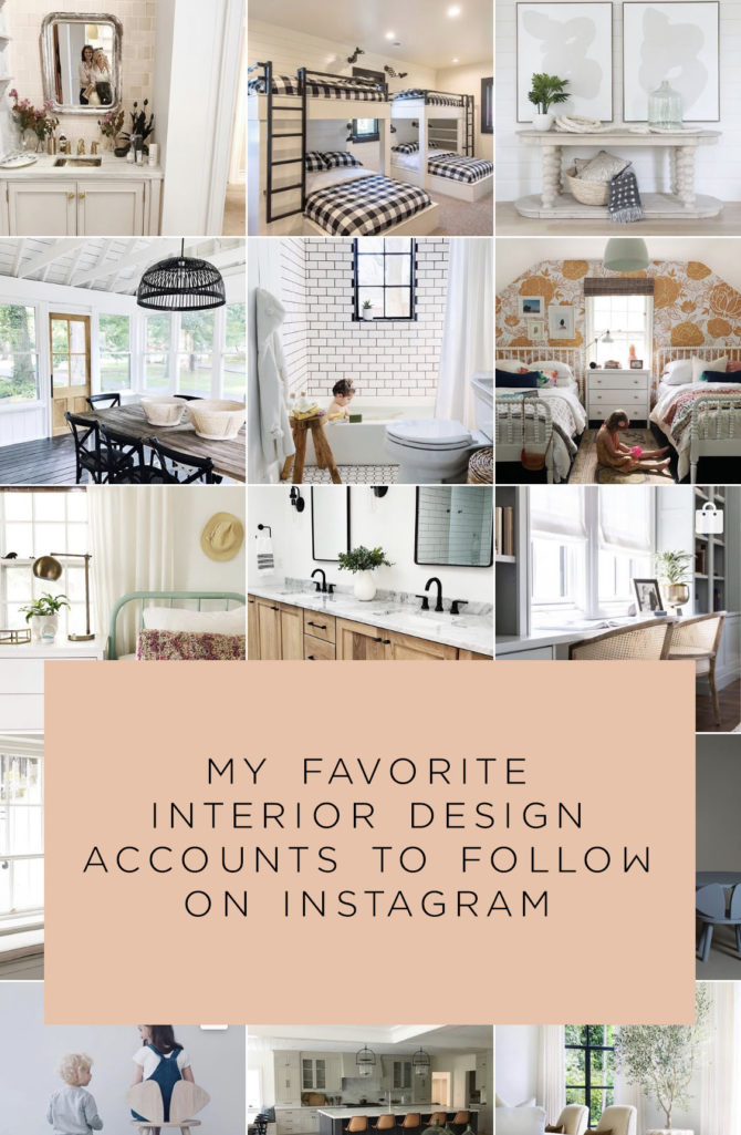 My Favorite Interior Design Accounts to Follow on Instagram - Gold and ...