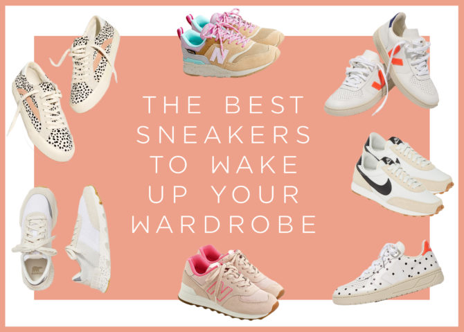 The Best Sneakers for Spring - Gold and Graphite by Jill Atogwe