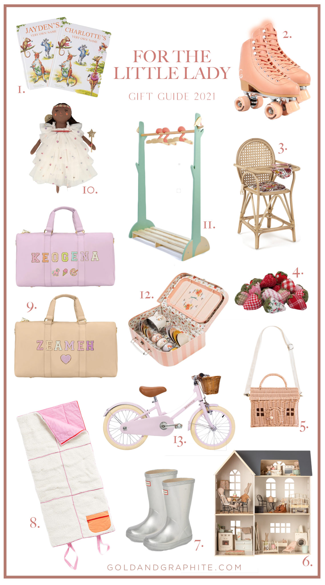 G&G Gift Guides 2021: For the Little Lady - Gold and Graphite by Jill ...